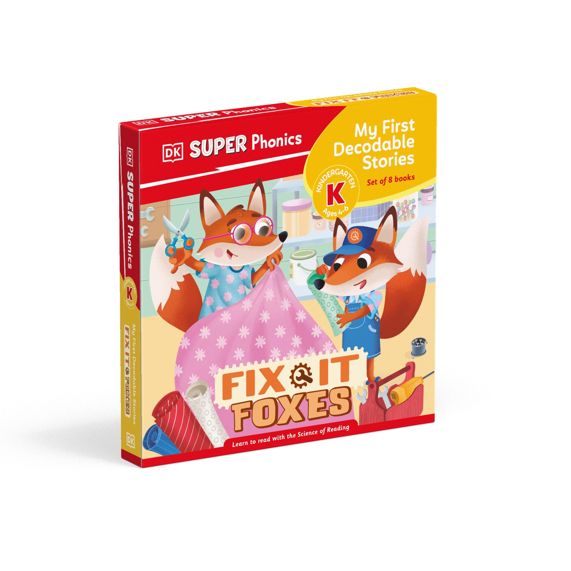 DK Super Phonics My First Decodable Stories Fix-It Foxes – Phonic Books US