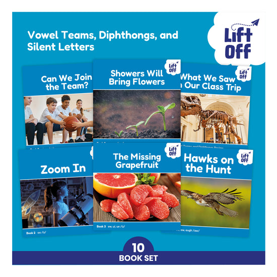 Phonic Books Lift Off Readers Vowel Teams, Diphthongs and Silent Lette ...
