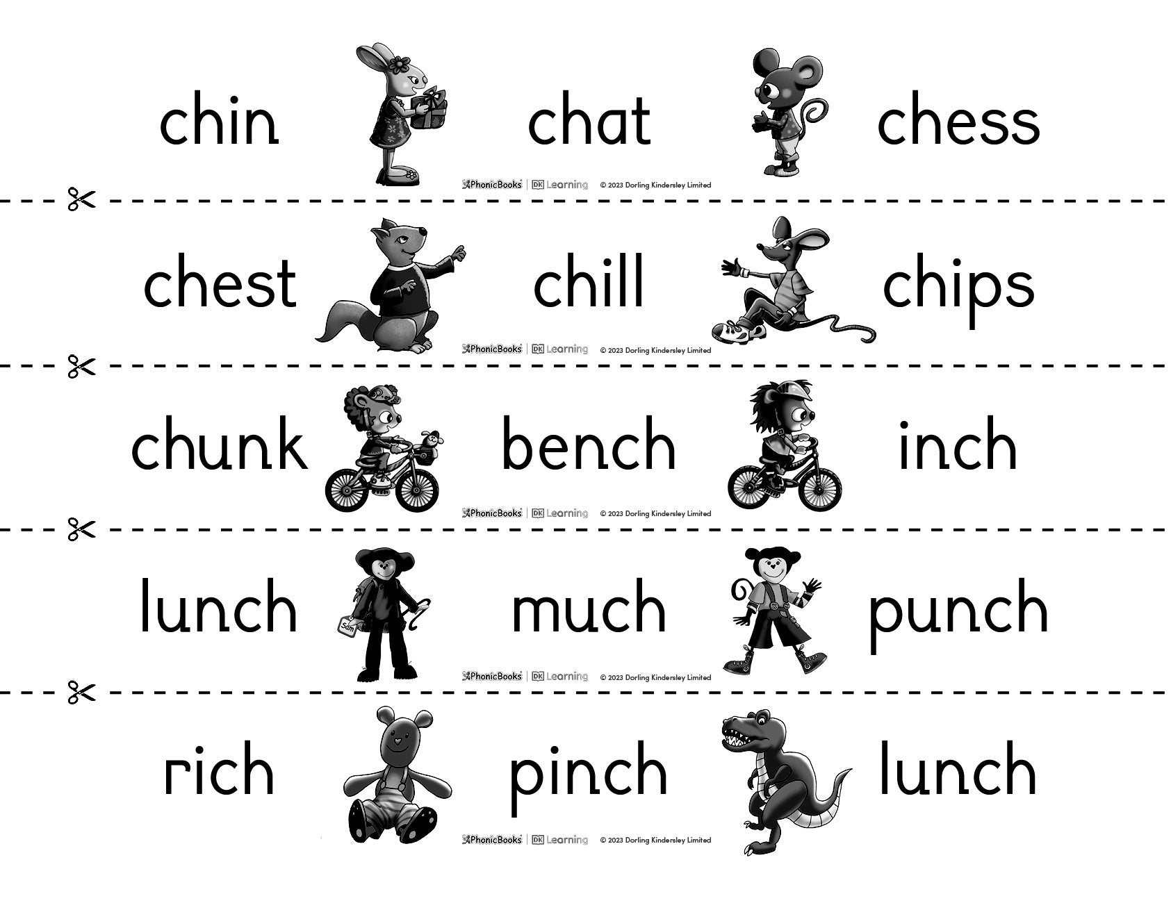 Paper chains: 'ch' – Phonic Books US